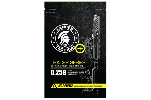 4000 Round 0.25g Seamless Tracer Airsoft BBs | Lancer Tactical