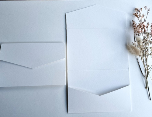 Pocketfold Ivory Matt A6 Blank Invitation | Cherished Cards | DIY ...