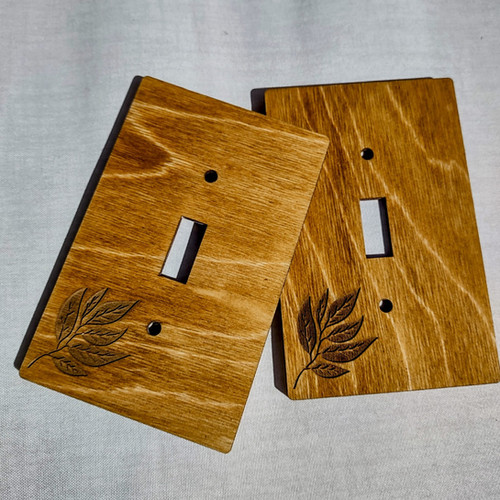 Light Switch & Outlet Covers Digital File for Lasers | WanderingWoodCraft