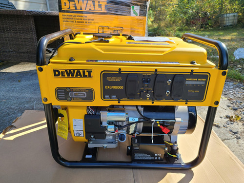 DEWALT 8000-Watt Electric Start Gas-Powered Portable Generator with ...