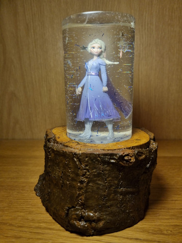 Elsa Frozen Disney epoxy resin led lampresinworkgb | resinworkgbEpoxy ...