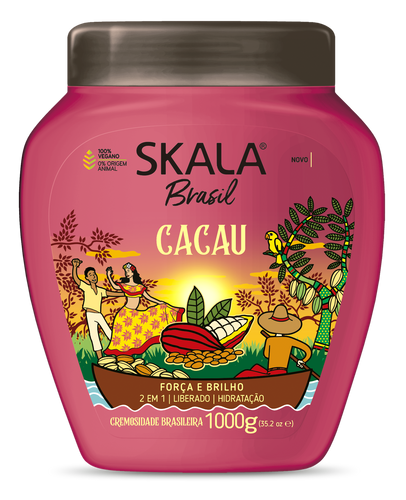 Skala - Brasil - Creme de Hidratacao 2 em 1 Cacau 1Kg - Cocoa Hair ...