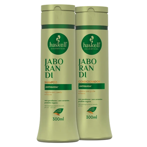 Haskell - Jaborandi - Kit Shampoo e Condicionador (2 x 300Ml) - (2 x 10 ...