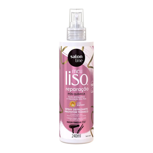 Salon Line - Meu Liso Reparacao Pos Quimica - Spray Defrizante Termico 240Ml | Pure Brasil