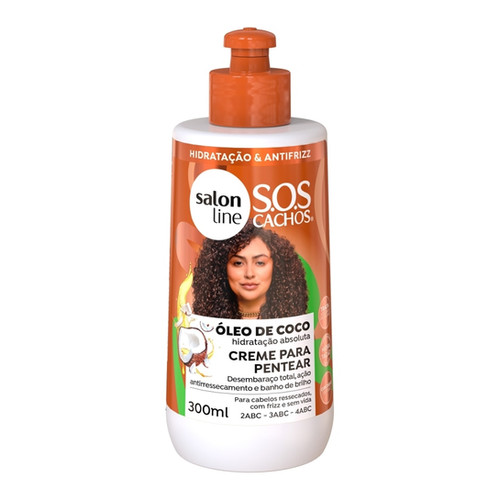 Salon Line - SOS Cachos Oleo de Coco - Creme Pentear Tratamento ...