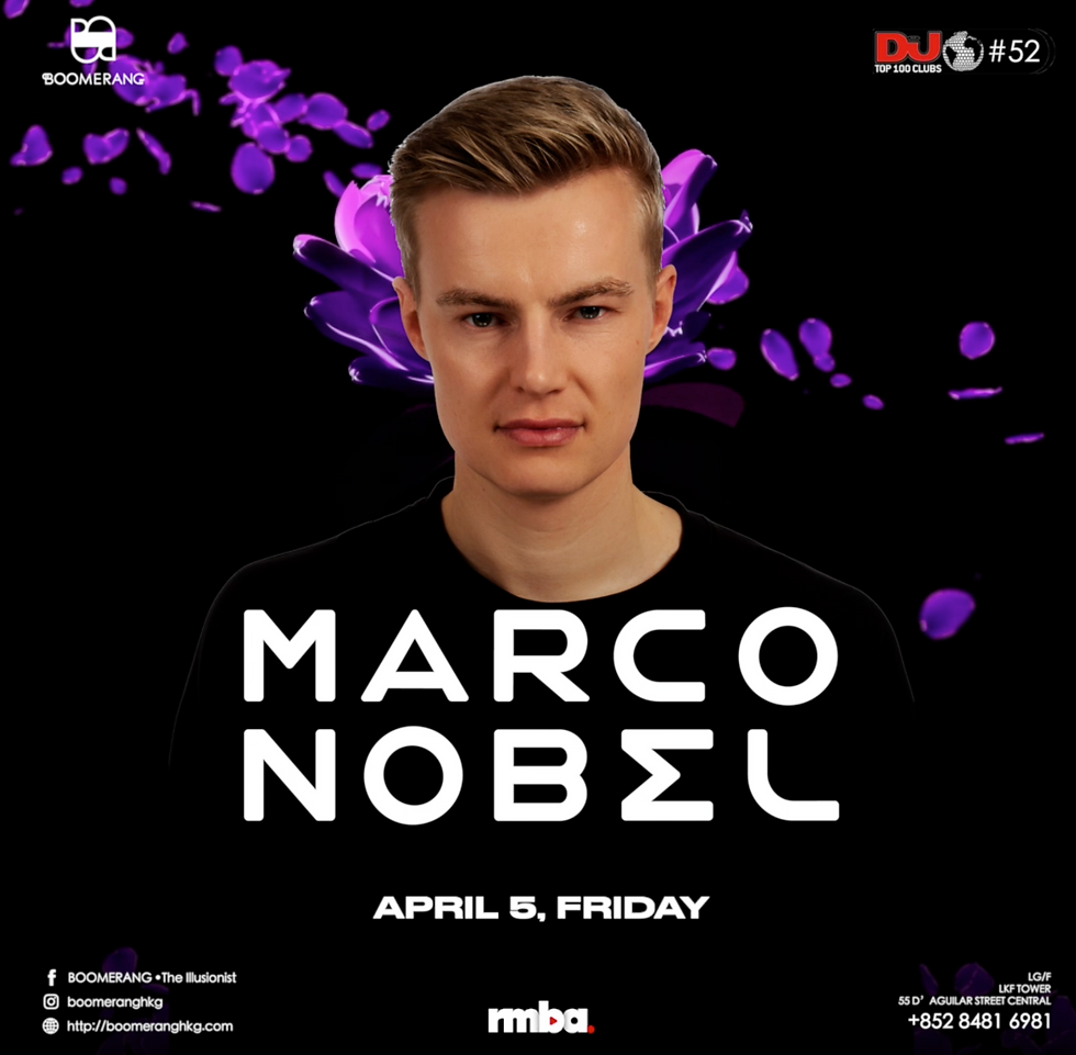 [5/4] Marco Nobel @ Boomerang | RMBA Ticketing