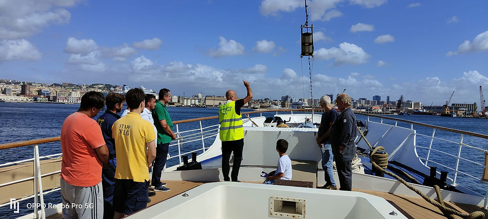 Stella Maris Napoli ship visiting M/N Patrizia