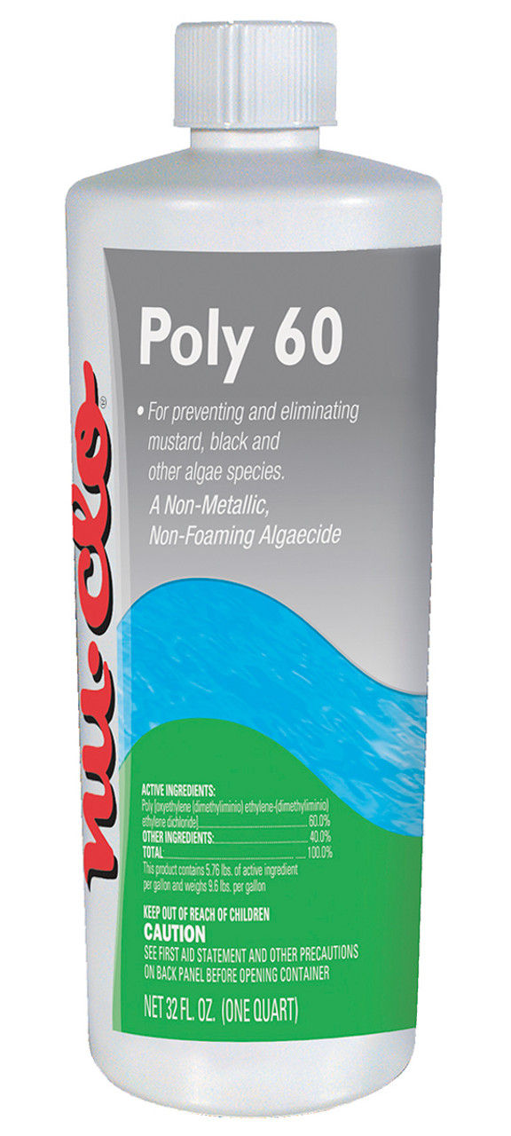 Nu-Clo Quart Algaecide Poly 60 | Pisci Pool Store