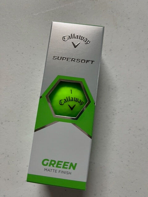 Green Callaway Golf Ball Sleeves | Brock Strong Foundat