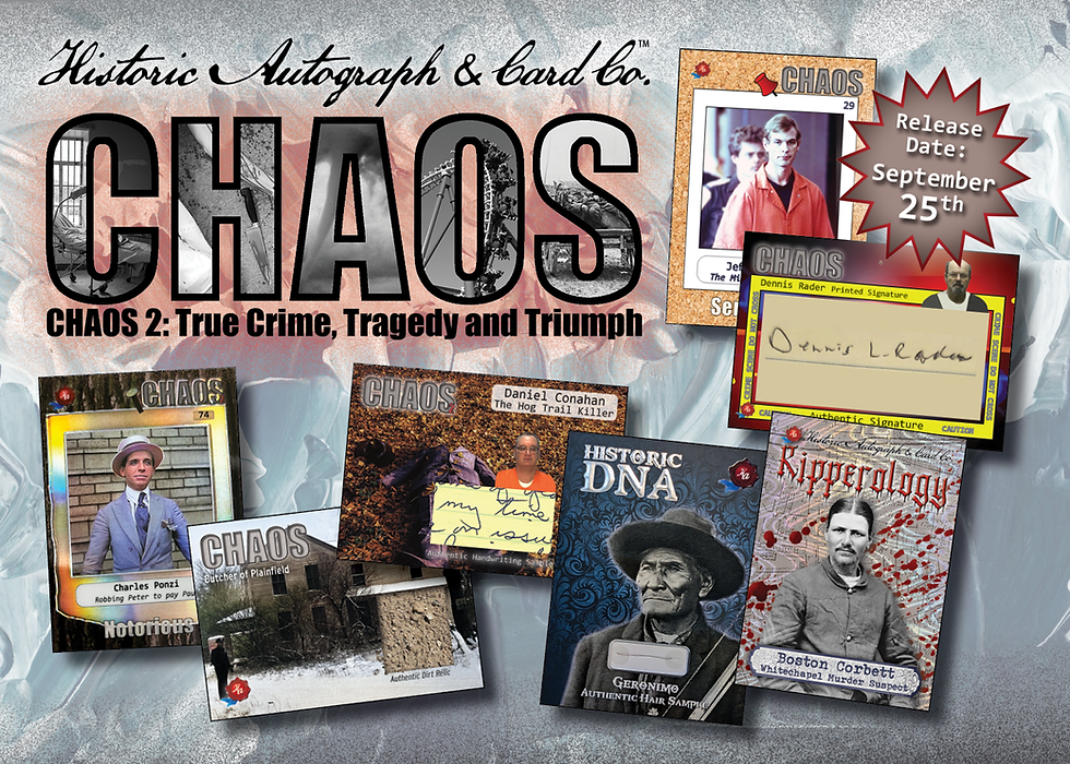 CHAOS 2 single box PLUS Halloween Pack Bundle | historicautographs