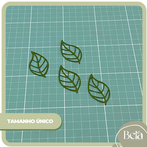 Folha com Ponta Vazada | Ateliê da Beta
