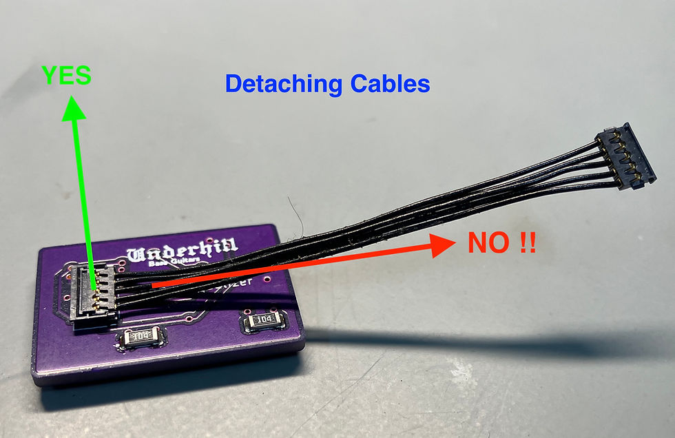 Detaching and Attaching Cables