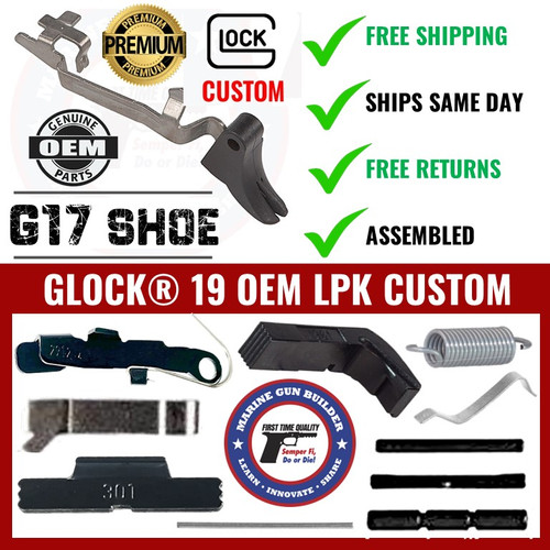 Glock 19 OEM Lower Parts Kit Gen 3 G19 LPK Factory 9mm with G17 Trigger ...
