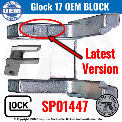 Glock 17 Locking Block OEM | Marine Gun Builder