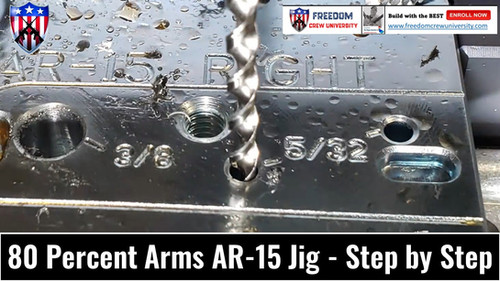 AR Lower Build with 80 Percent Arms Jig | Freedom Crew School