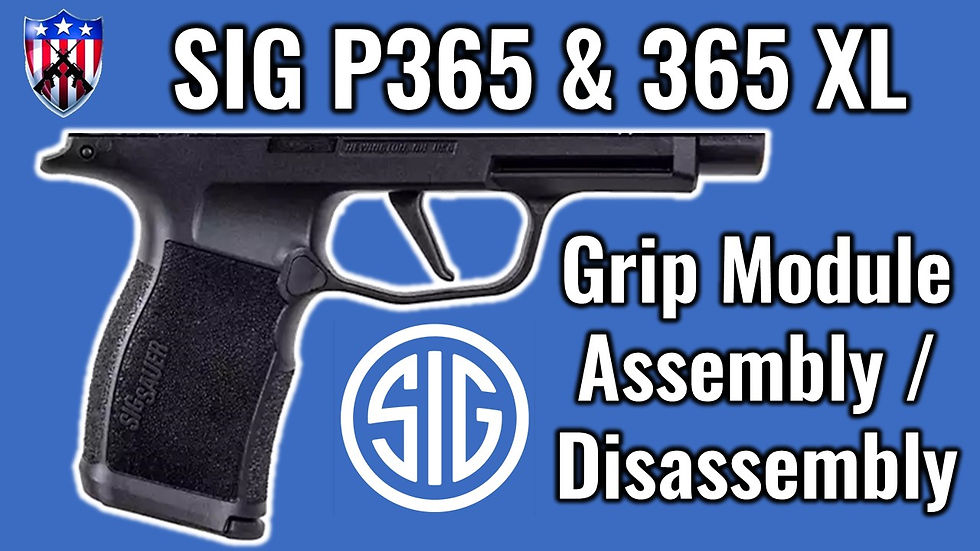 Sig P365 Grip Module Assembly / Disassembly | Freedom Crew School