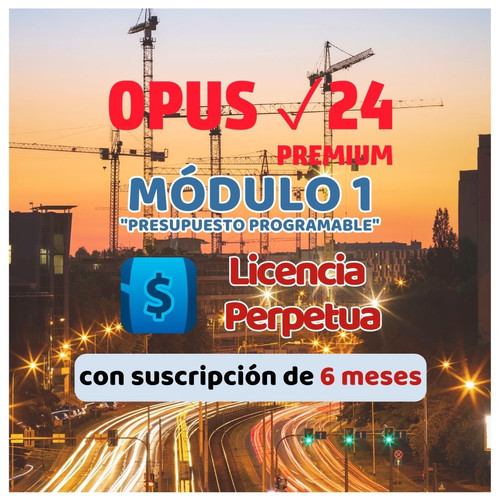 Módulo I Presupuesto Programable OPUS24 (IVA no incluido) | Software OPUS