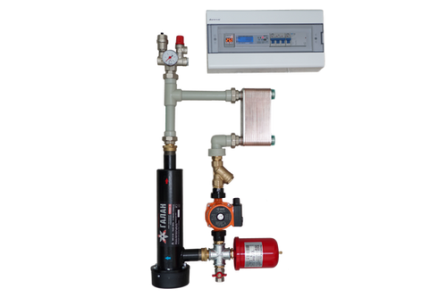Hydraulic wall-mounted kit for Geyser 9 with heat exchanger and energy ...