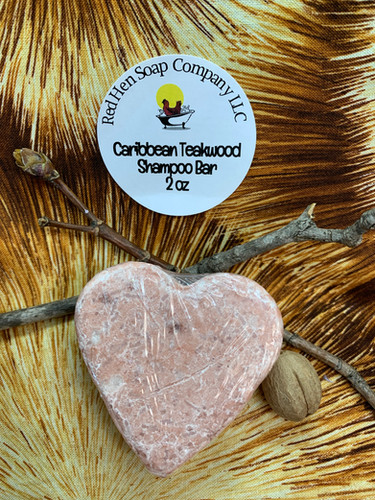 Caribbean Teakwood Shampoo Bar | Red Hen Soap Company