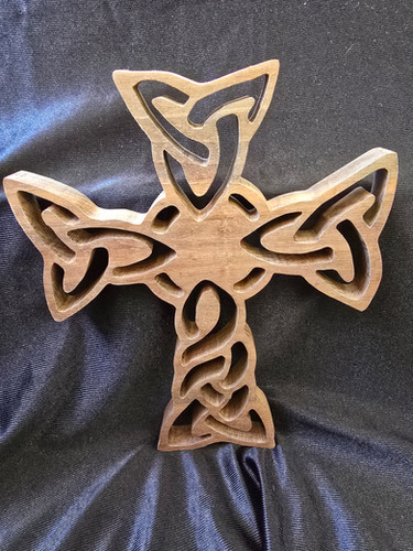 Hand Cut Cross | Epoxy Maine