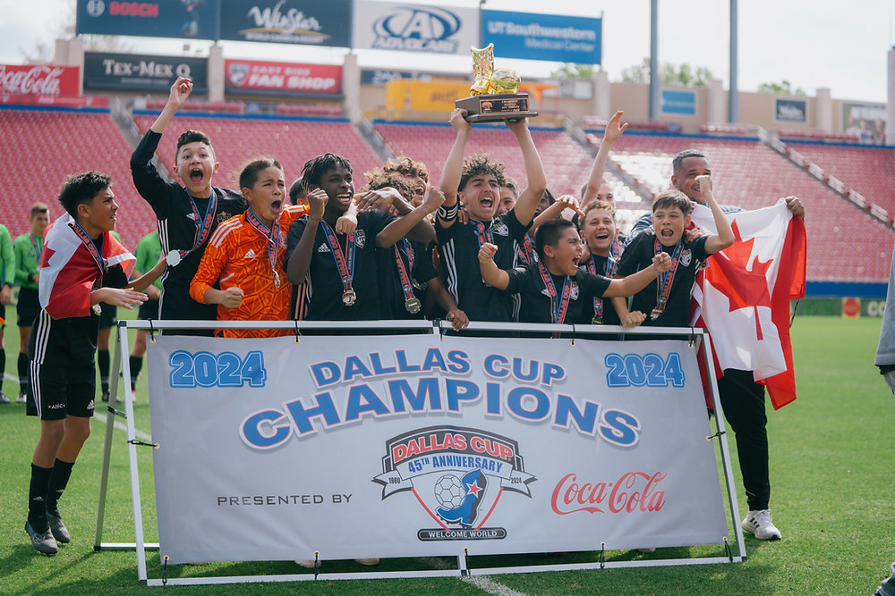 2024 Dallas Cup presented by Coca-Cola Crowns its Champions in the Boys ...