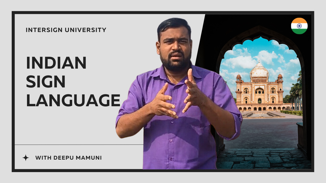 Learn India Sign Language