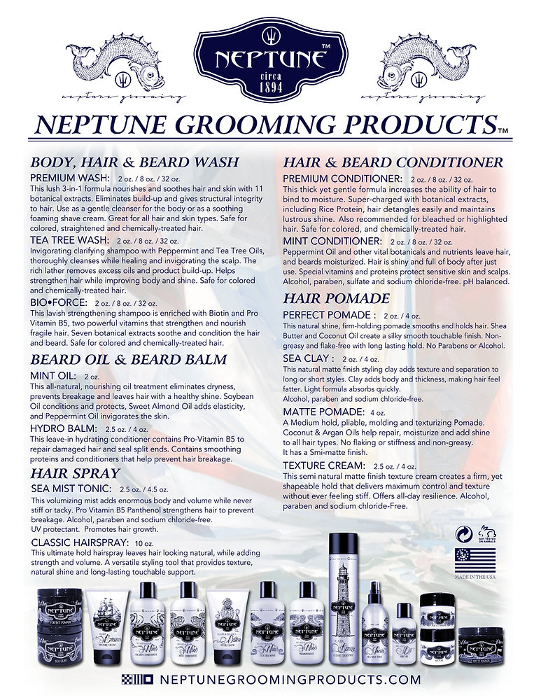 NEPTUNE'S FULL PRODUCT LINE