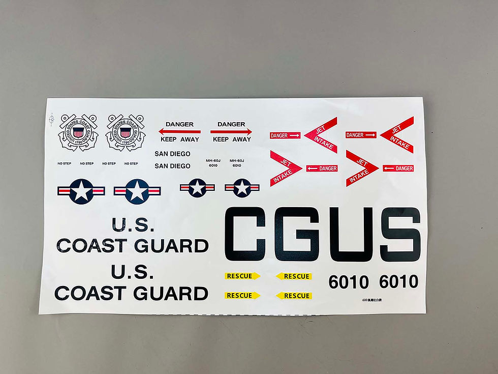 HH600PJ013 - 600 HH-60 decals | Roban Model