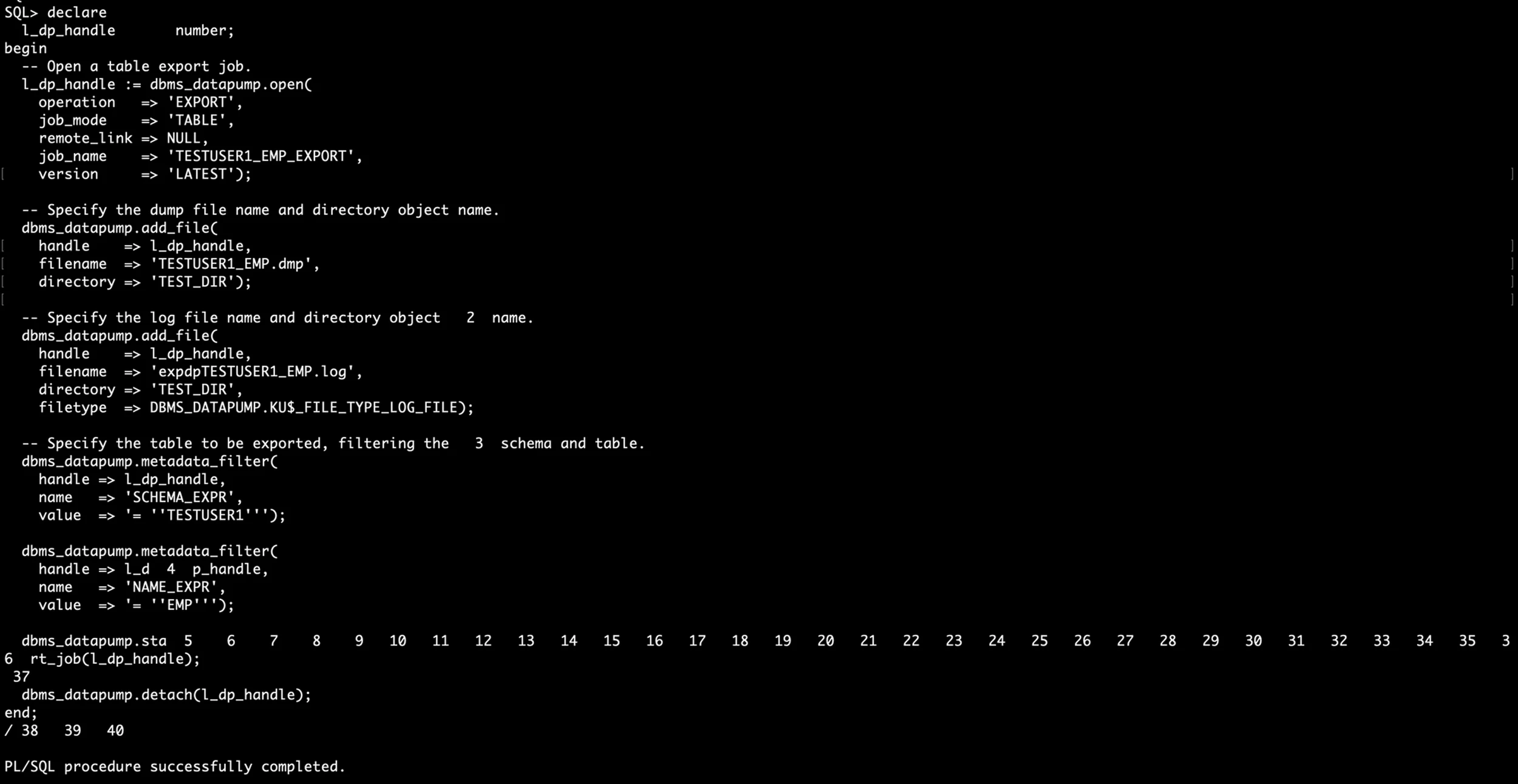 Oracle Data Pump - expdp, impdp