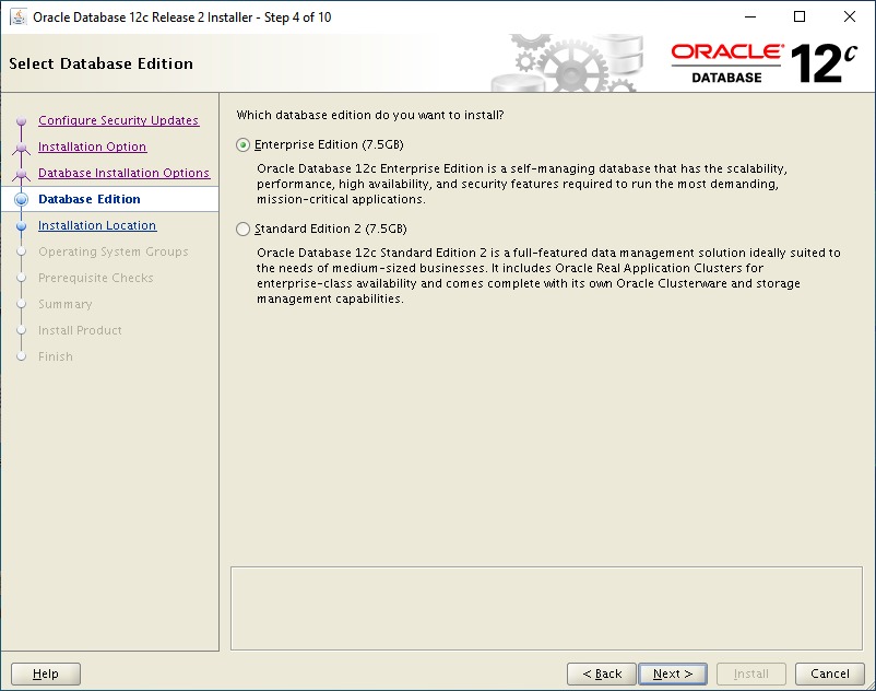 Oracle 12c Installation On Oracle Linux
