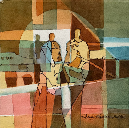 Three's a Crowd | Karen Knutson Art