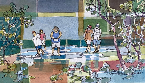 Day at the Beach | Karen Knutson Art