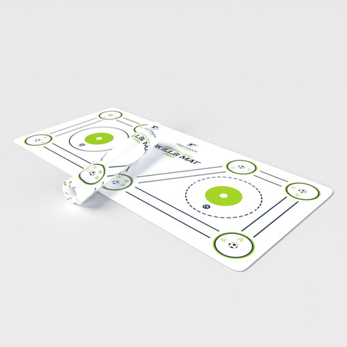 SKILLS MAT PRO WHITE | First Touch Football