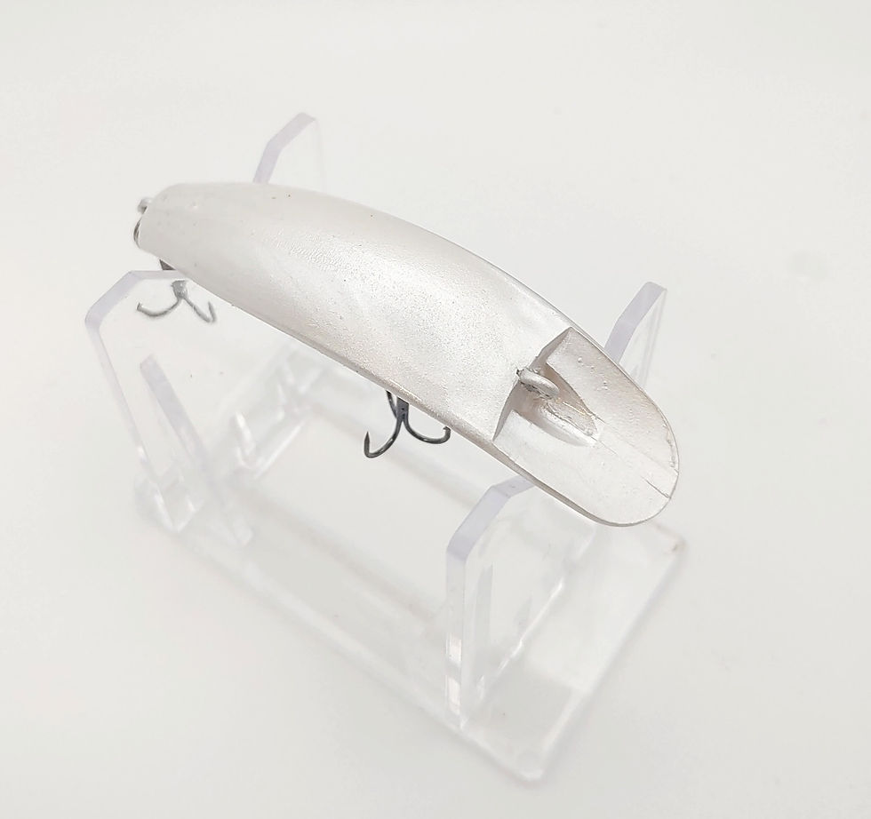 2 Tone Silver Flatfish | Reid's Custom Lures