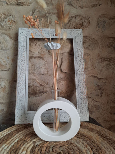 Soliflore en plâtre | Décos de Mlle Caro