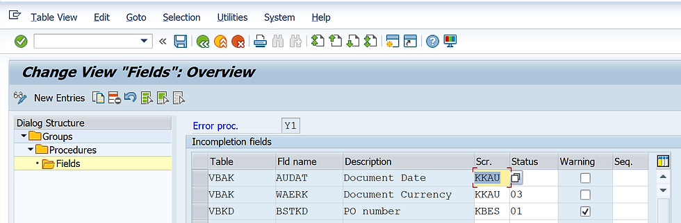 SAP SD Incompletion Log Explained