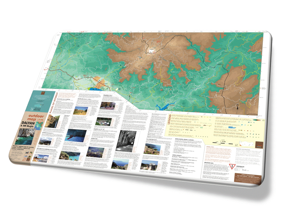 MS Dalyan Outdoor Map 70K | Mountains And Seas