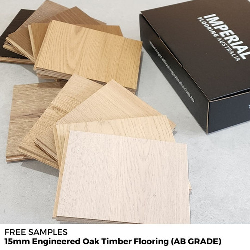 Free Samples - 15mm Engineered Oak Timber Flooring (AB Grade ...