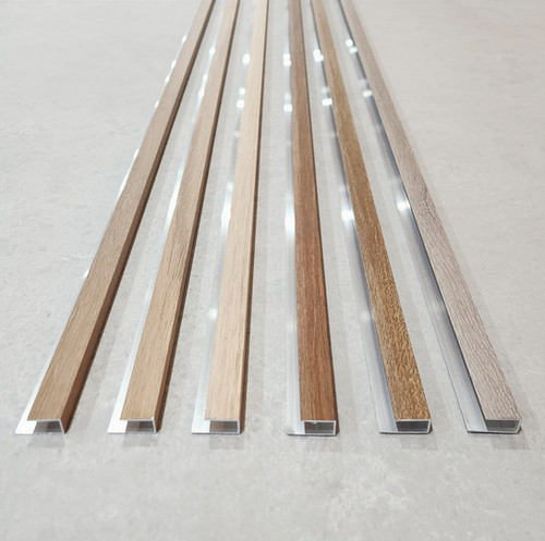 Colour C Channel Flooring Trims for 8mm & 9mm Hybrid Flooring - 2.7m ...