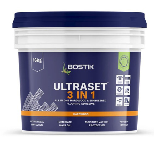 Bostik Ultraset 3in1 Timber Flooring Adhesive 16kg - Online Flooring Store