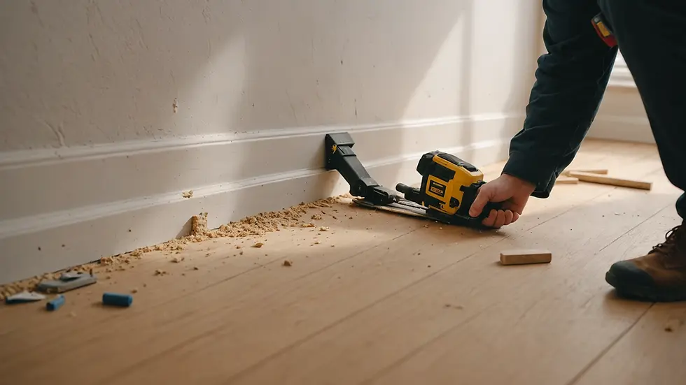 How to remove existing skirtings for new floating floors?