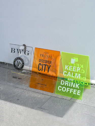 Custom Acrylic A-Frame Sign | ATOP SIGN