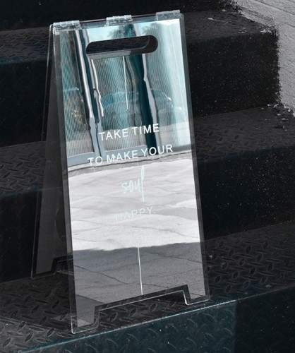 Custom Acrylic A-Frame Sign | ATOP SIGN