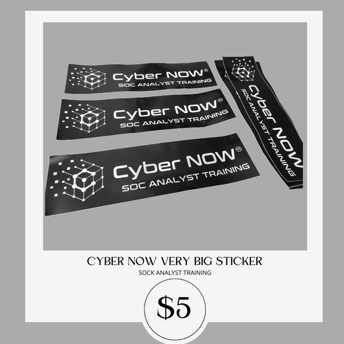 Cyber NOW® Very Big Sticker | Cyber NOW Education