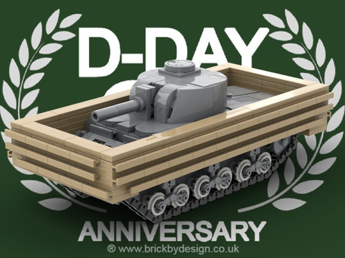 Sherman Duplex Drive | LEGO Military Vehicles & Tanks |Brick By Design