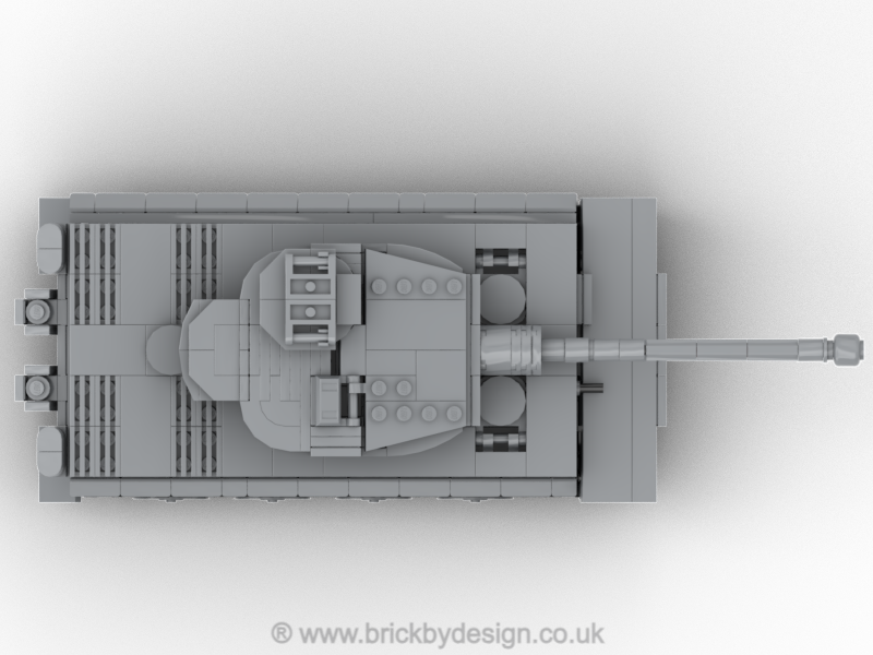 Lego WW2 Tiger I Tank - Number 1