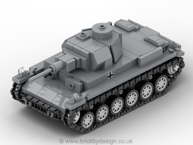 'Ultimate LEGO WW2 Panzer III Tank Model: Brick By Design'
