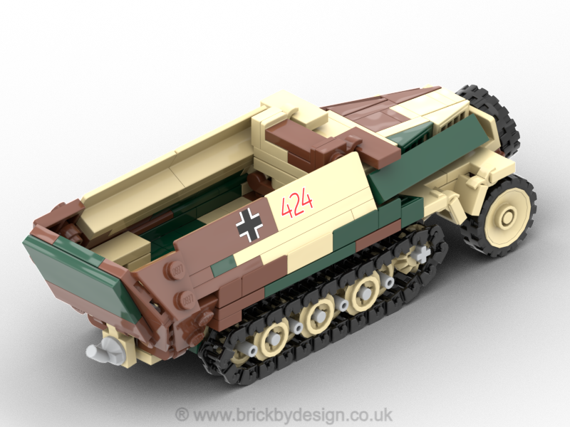 LEGO® WW2 German Half-Track Models - Number 4