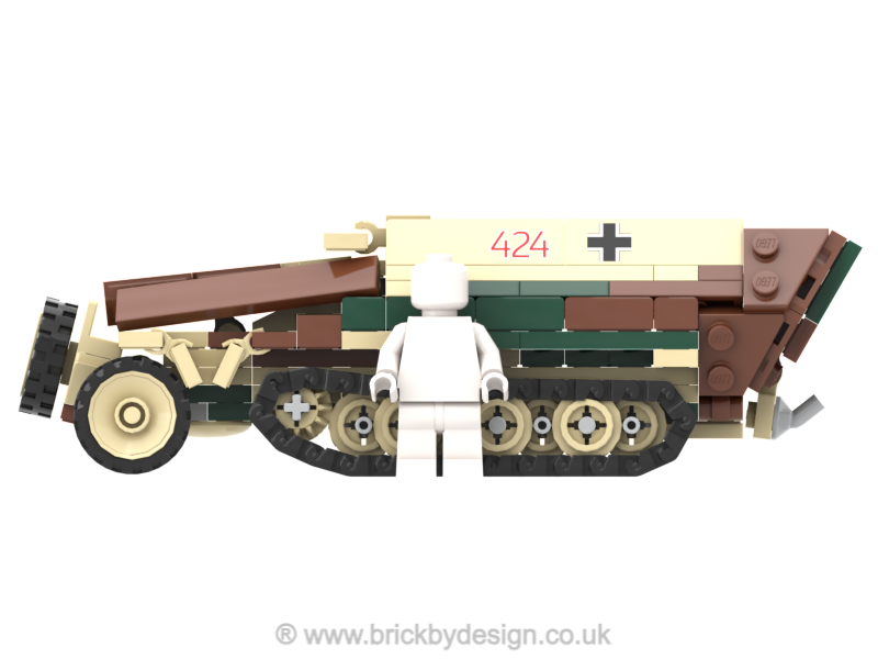 LEGO® WW2 German Half-Track Models - Number 4