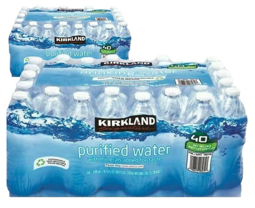 Kirkland Signature Spring Still Water 500ml, 40 Bottles | Ocean Floor ...
